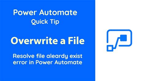How To Overwrite Files Using The Create File In Power Automate