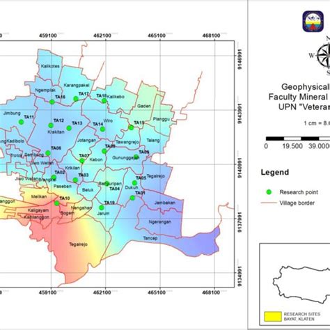 Measurement Point Distribution Map And Value Distribution Of Kg Bayat
