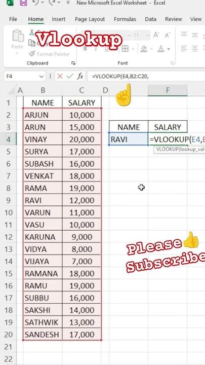 Excel Vlookup Shortcuts Shortcutkeys Exceltricks Exceltips