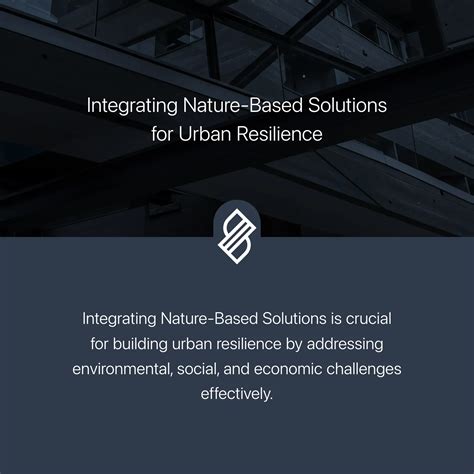 Integrating Nature Based Solutions For Urban Resilience → Scenario