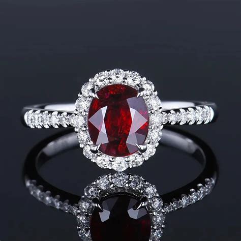 Red Ruby Jewelry Sterling Silver Ruby Ring For From Shen012001 8