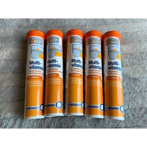 Omnivit Multivitamin วิตามินรวมเม็ดฟู่ รสอร่อย ทานง่าย หิ้วเองจากเยอรมัน ของแท้ 100 Shopee