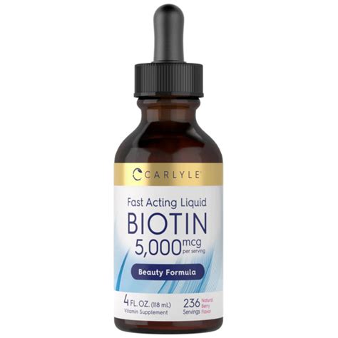 Biotin 5 000mcg 4oz Liquid