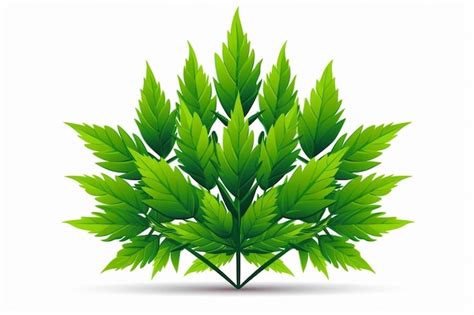 Premium Photo A Green Leaf Of A Plant That Is Labeled As A Symbol Of