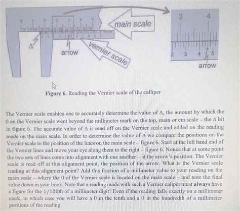 Solved The Vernier Scale Enables One To Accurately Determine