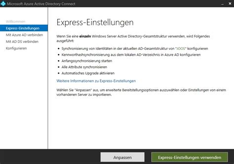 Install Azure Ad Connect And Synchronize Directory