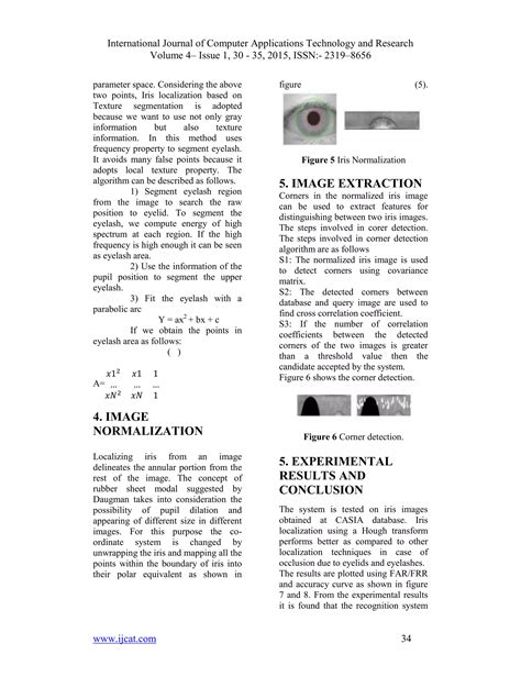 Iris Localization A Biometric Approach Referring Daugmans Algorithm