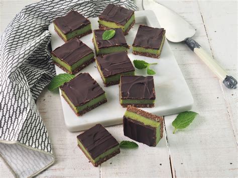 Chocolate Mint Slice Paleo Gluten Free The Joyful Table
