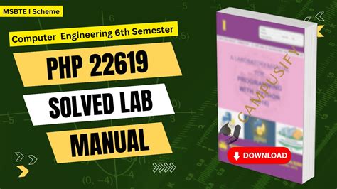 PHP Solved Manual Solved Manual MSBTE Solved Manual