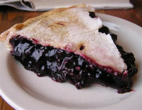 Maine Blueberry Pie Recipe Andrea Meyers Blueberries Pie Recipe