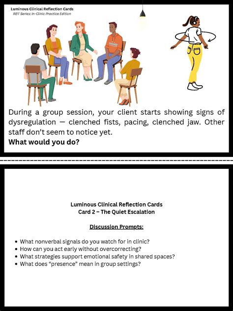 Luminous Clinical Reflection Cards Rbt Series In Clinic Practice Edition