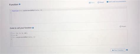 Solved My Solution Vandermonde Matrix Create From Input