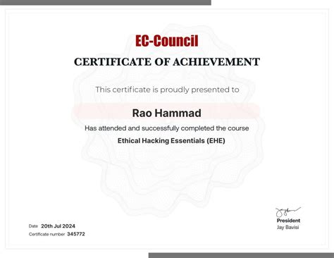 Rao Hammad On Linkedin Ethical Hacking Essentials Ehe
