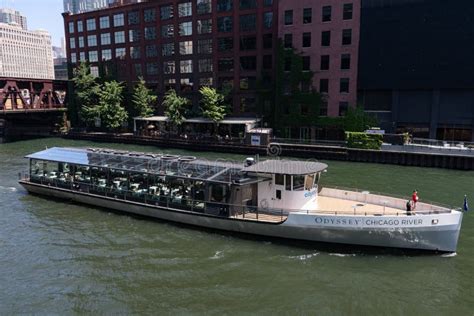 Odyssey Chicago Dinner Cruise On The Chicago River Editorial Photo