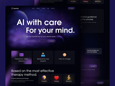 Ai Landing Page Design Behance