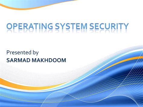 operating system security pptx operating systems computer software and applications