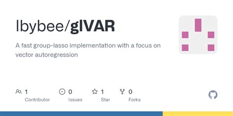 Github Lbybeeglvar A Fast Group Lasso Implementation With A Focus