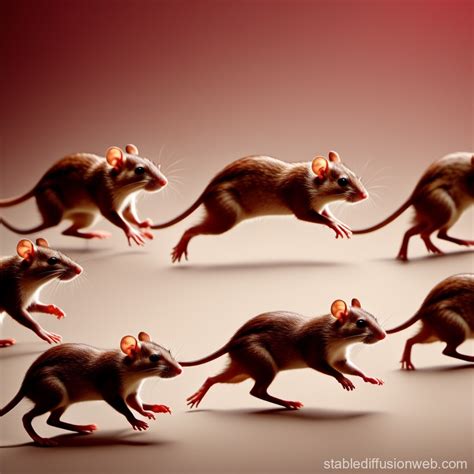 Red Athletic Rat Running Cycle Sprite Sheet Stable Diffusion Online