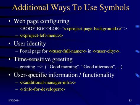 Ppt Using Nested Symbols To Generate Web Pages Powerpoint