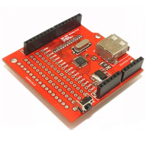Arduino USB Host Shield Compatible With Google Android ADK Support UNO MEGA Free Shipping