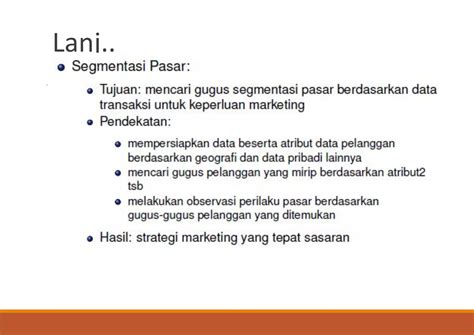 Materi Kuliah Data Mining Full Pdf