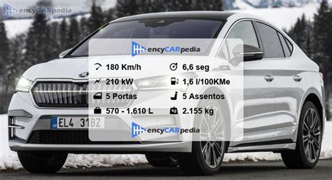 Škoda Enyaq Coupé 85x Ficha Técnica 2024 2025 Desempenho Dimensões