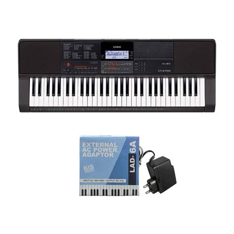 Casio Ctx700 61 Key Touch Sensitive Portable Keyboard Braganzas