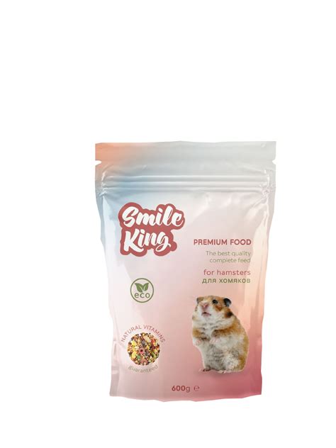 Корм для хомяка Smile King дой-пак пакет 600 г купить по цене 451 ₽ с ...