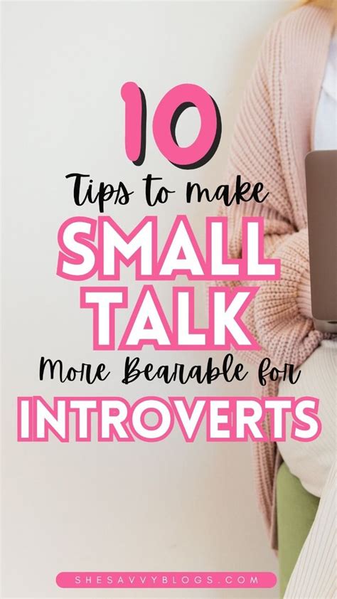 10 Small Talk Tips For Introverts In 2024 Small Talk Introvert Tips