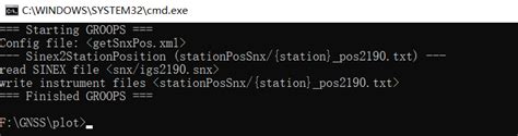 capitalization is not identified in program sinex2stationpostion