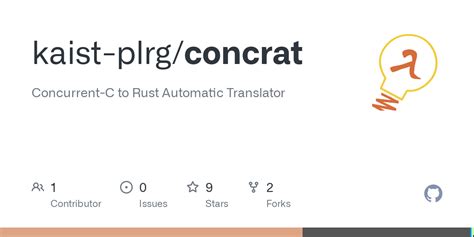 GitHub Kaist Plrg Concrat Concurrent C To Rust Automatic Translator