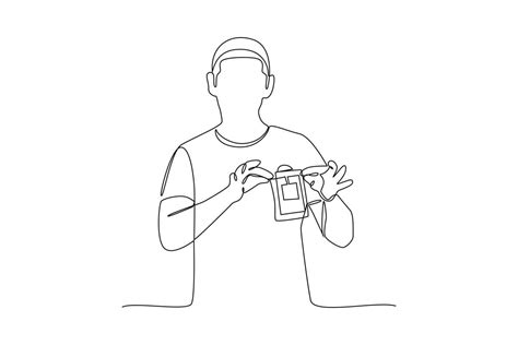 Continuous One Line Drawing Face Recognition Voice Authentication And