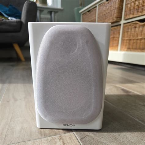1 X Pair Denon Sc N5 Ceol Piccolo Bookshelf Speakers Gloss White £52
