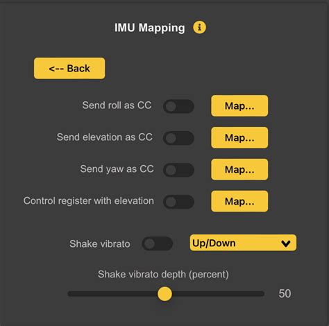 8 pressure and imu mapping warbl2 configuration tool