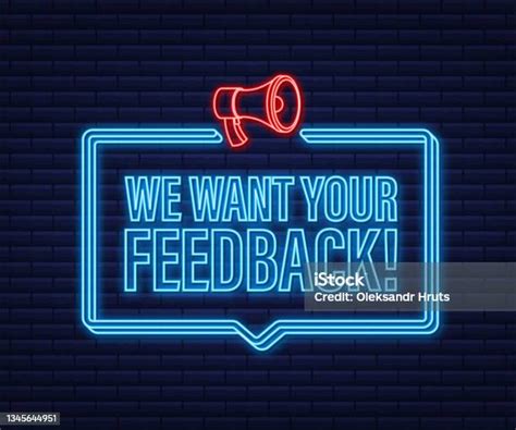 메가폰우리는 당신의 의견을 원합니다 메가폰 배너 웹 디자인 네온 아이콘 벡터 스톡 일러스트레이션입니다 0명에 대한 스톡 벡터 아트 및 기타 이미지 Istock