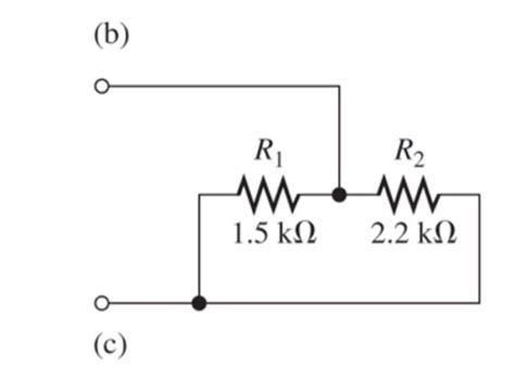 Solved 18 Calculate RT For Each Circuit In Figure 6 66 0 Chegg Com