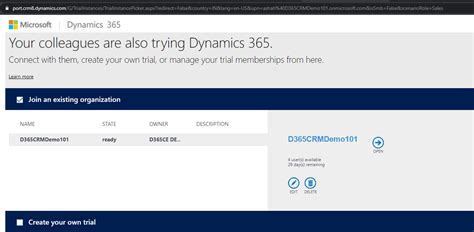 D365crm How To Create Dynamics365 Crm Trial Without Your Workoffice