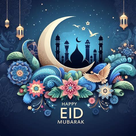 Premium Vector Eid Mubarak
