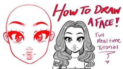 How To Draw A Face Digitally Video Tutorial RawSueshii In Drawings Drawing Skills