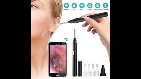 Умная ушная палочка Wi Fi Эндоскоп отоскоп с камерой для чистки ушей осмотра носа полости