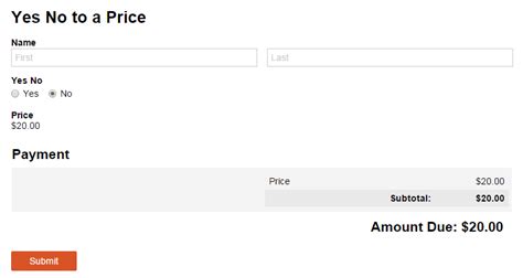 calculations in cognito forms based on yes no checkbox web