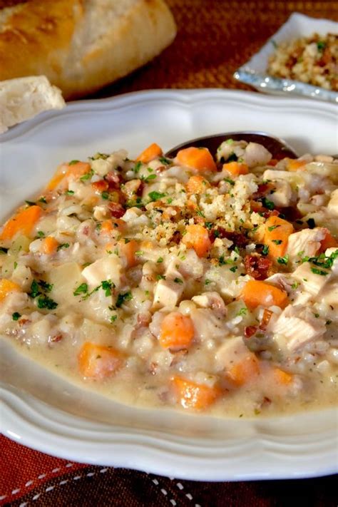 Easy Turkey Chowder With Wild Rice Mias Cucina