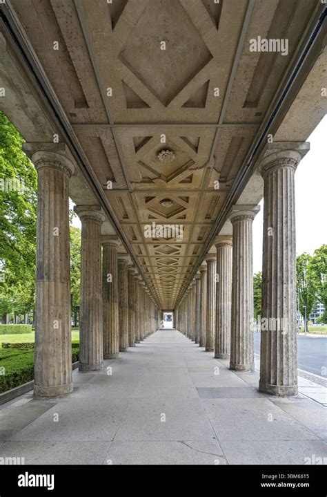 Kolonnadenhof Colonnades On Berlins Museum Island Germany Europe
