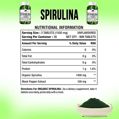 Spirulina Capsules Nutritional Information Besto Blog