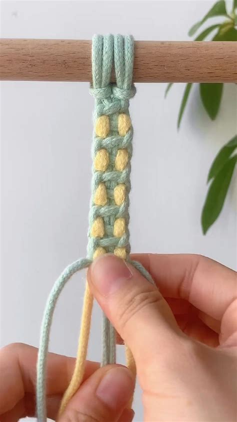 Diy Macrame Tutorial Continuous Weave Method 1 Youtube Artofit
