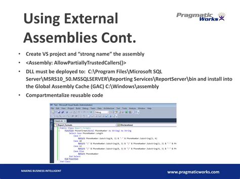 ppt extending ssrs with custom code powerpoint presentation free