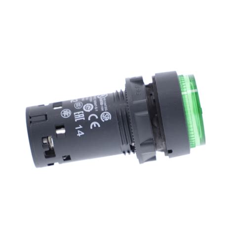 Xb7nw33b1 Pulsador Luminoso Led De Impulso 1no Verde 24v