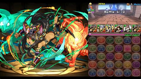 【パズドラ】ノルディス降臨！ 騎龍王 絶地獄級 覚醒バステトpt Youtube