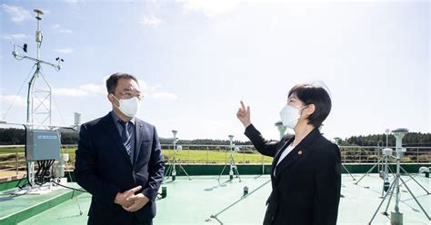 한화진 장관 제주도 대기환경연구소 현장 점검