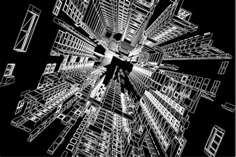 빅 데이터 시각화 배경 3d 그림입니다 사이버 배경 라인 및 점 표면입니다 큰 데이터 연결 배경입니다 사이버 기술 Ai